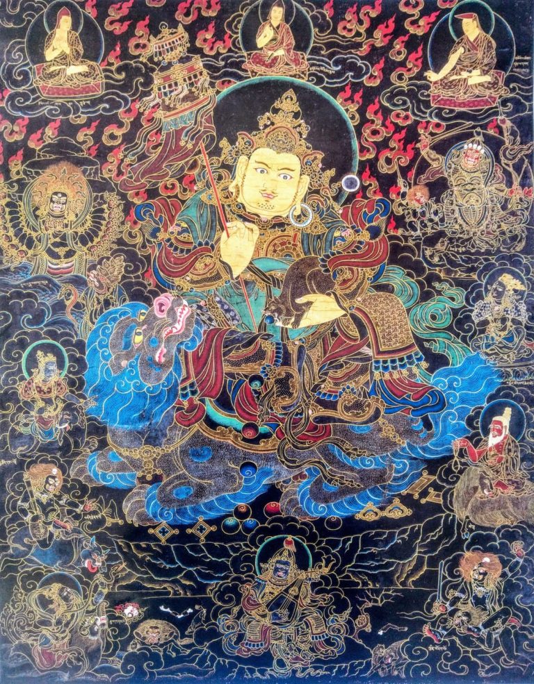 (Eng.) Yellow Dzambala – Drikung Kagyu Mila Center